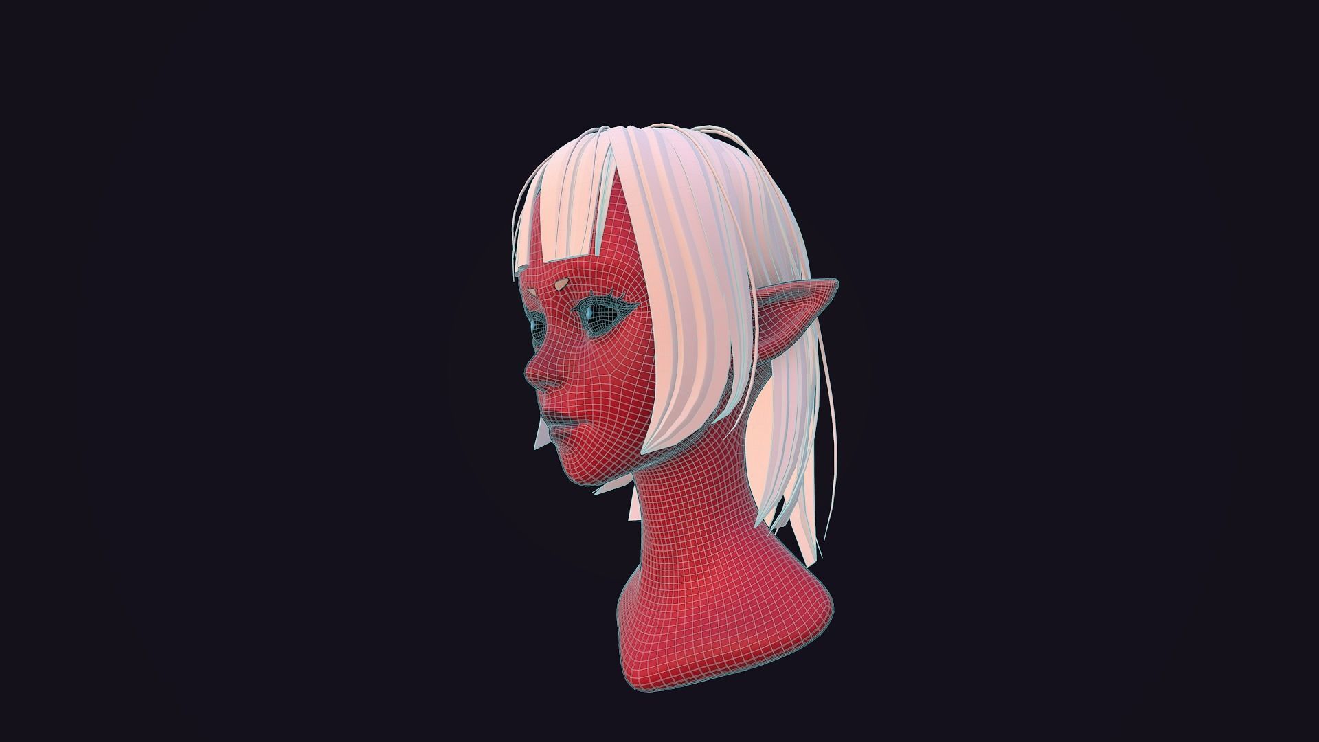 Stylized Demon Girl 3D model | CGTrader