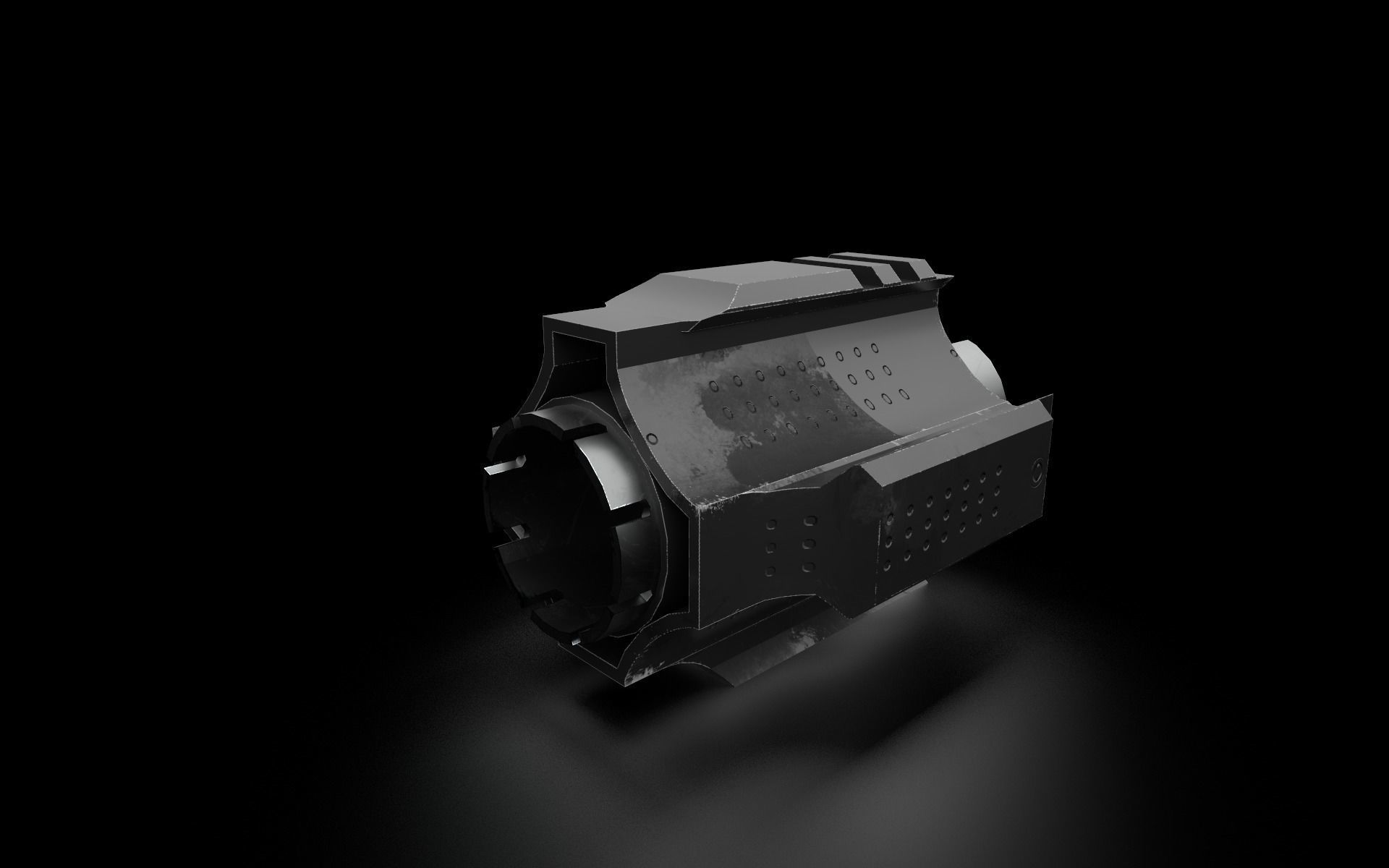 3D model Muzzle Jailbreak VR / AR / low-poly | CGTrader