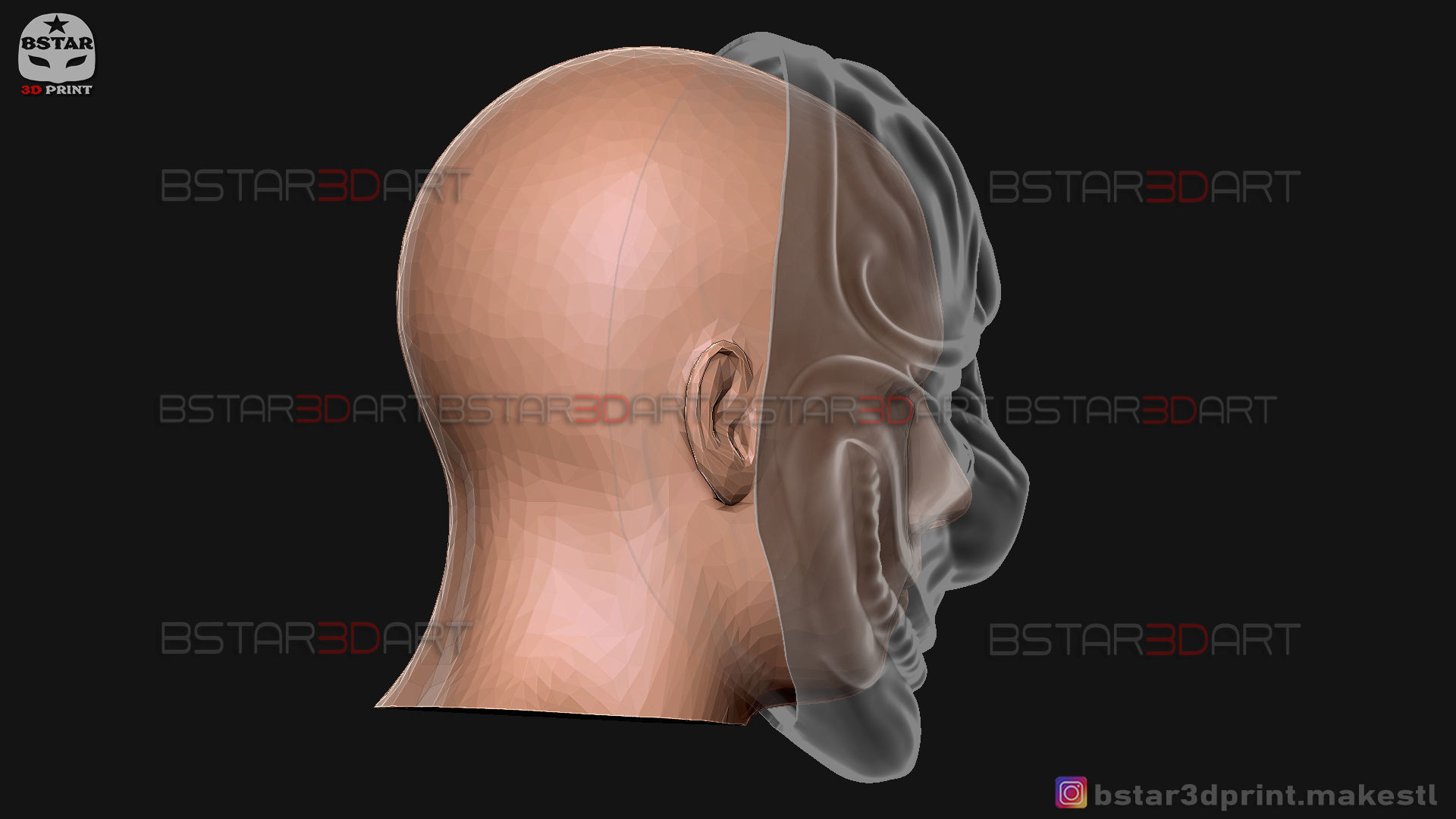 Hoxton Mask - Payday 2 Mask - Halloween Cosplay Mask 3D model 3D ...