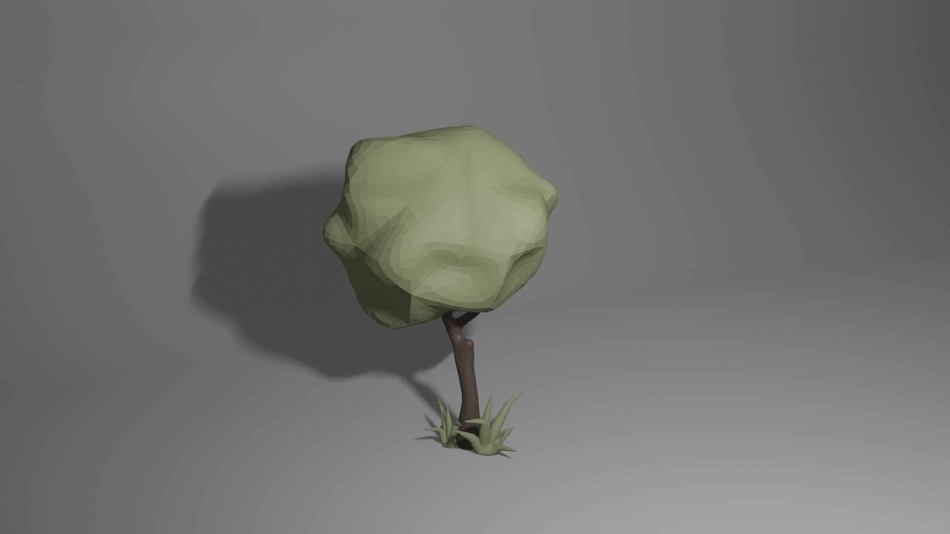 Tree - Plant low-poly 3D model free free VR / AR / low-poly 3D model ...