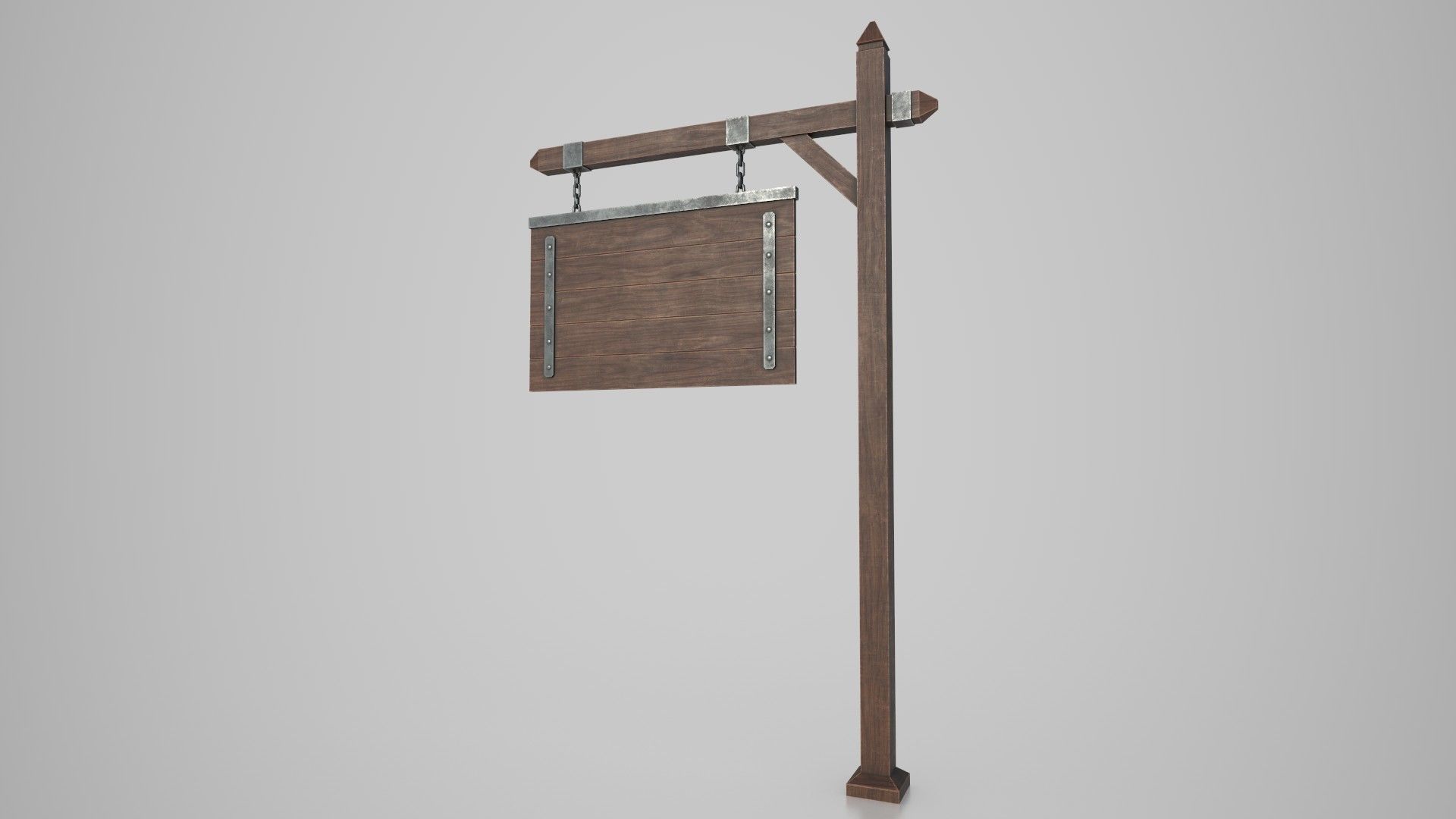 3D model Medieval Signboard v6 VR / AR / low-poly | CGTrader
