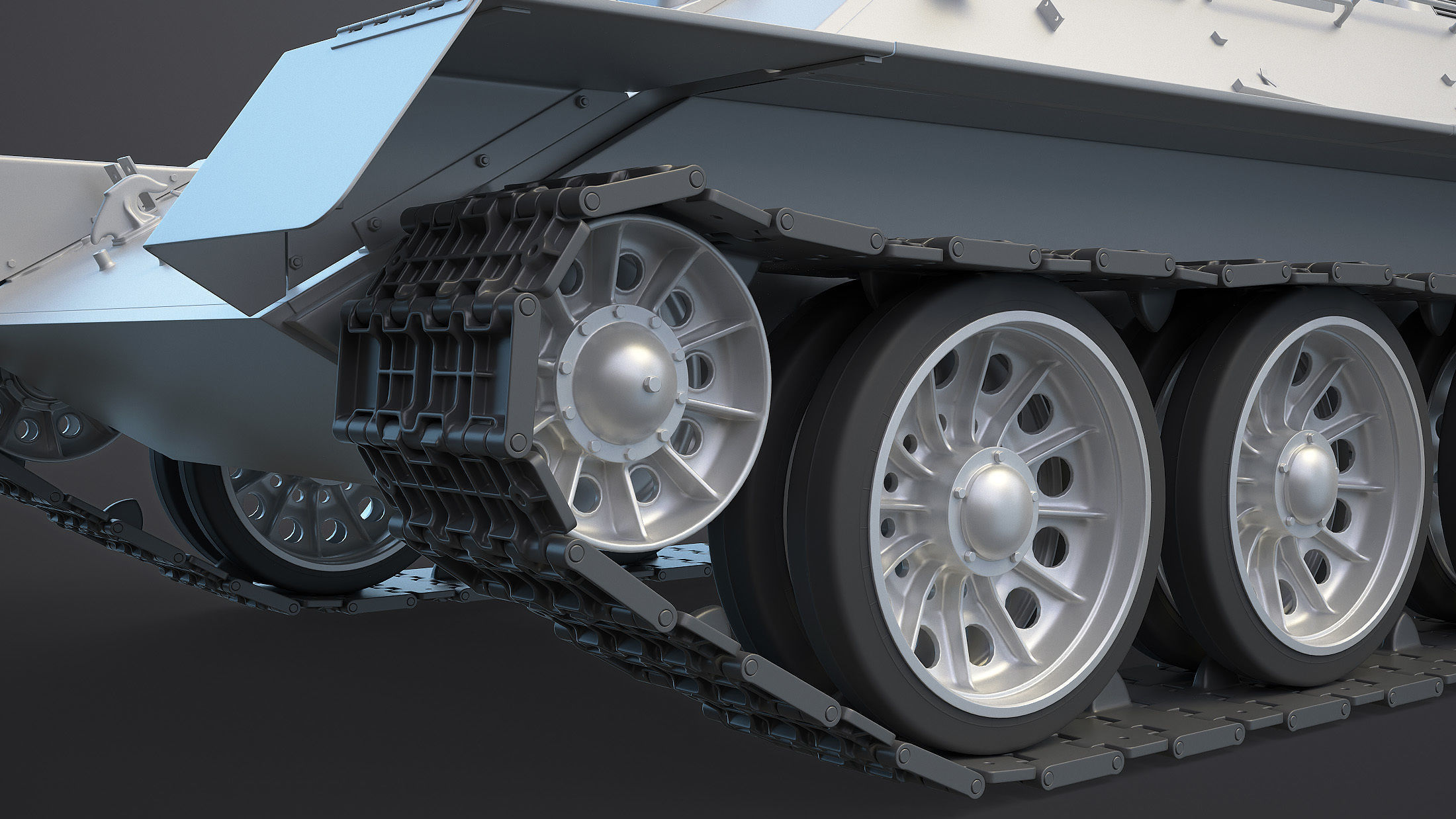 T-34 Tank Chassis High-Poly 3D model | CGTrader
