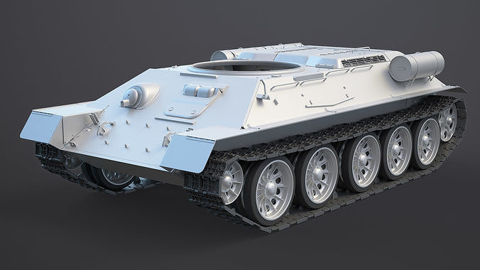 T-34 Tank Chassis High-Poly 3D model | CGTrader