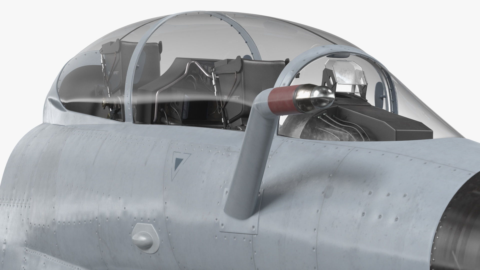 Chengdu J10 S Tandem Seated Cockpit 3D model | CGTrader