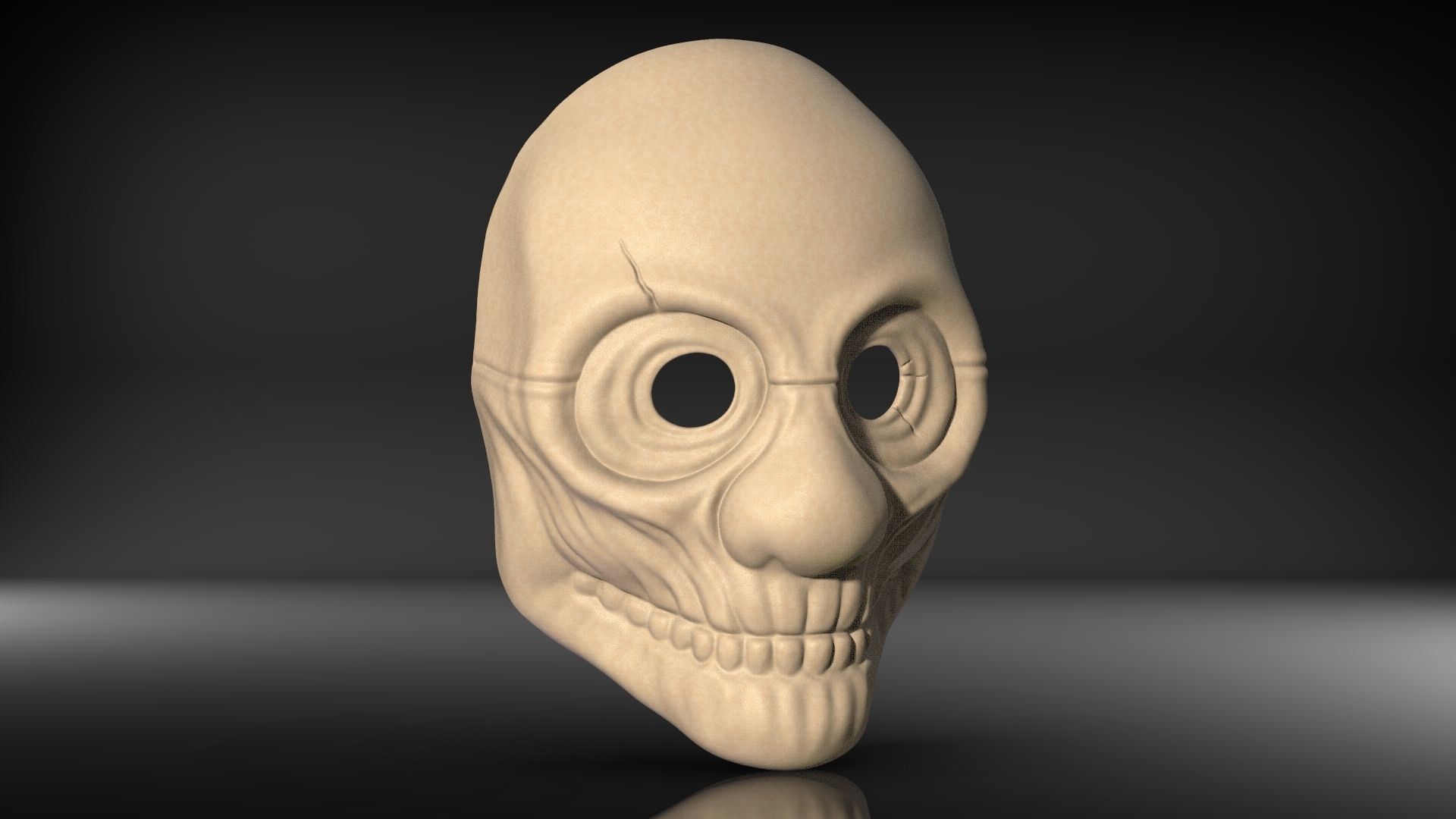 Wolf Mask - Payday 2 Mask - Halloween Cosplay Mask 3D model 3D ...