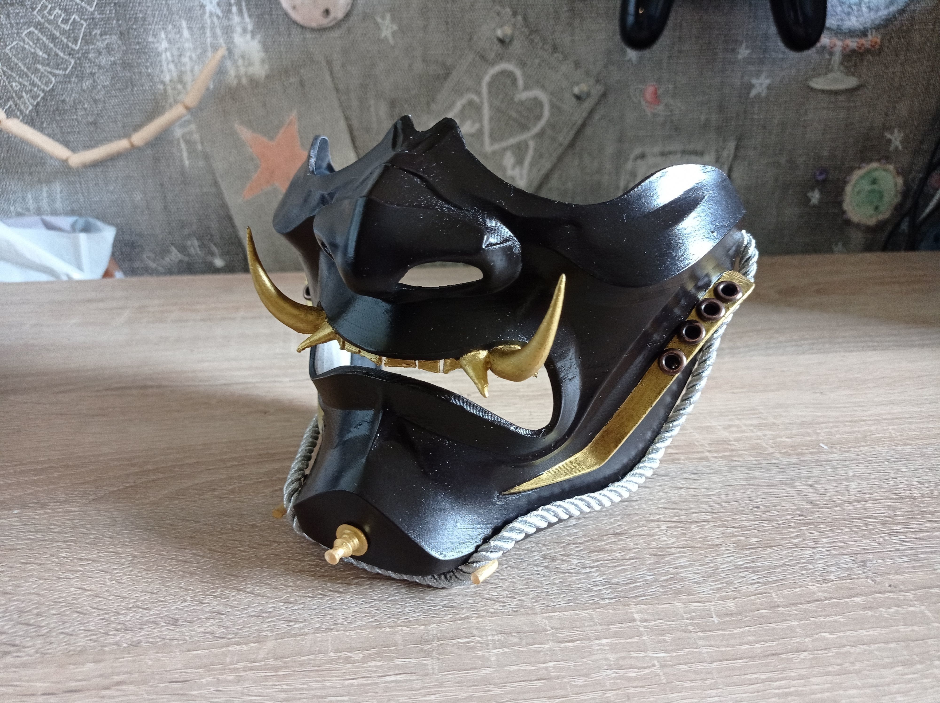 Jin Sakai mask - Guardians scowl from Ghost of Tsushima 3D model 3D ...