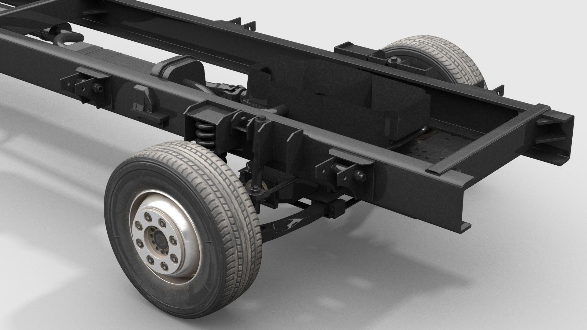 Truck Chassis 2x4 3D model | CGTrader