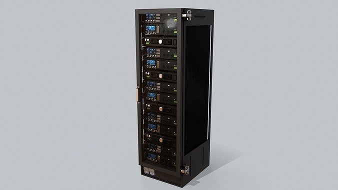 3D model Sci Fi Server Computer VR / AR / low-poly | CGTrader