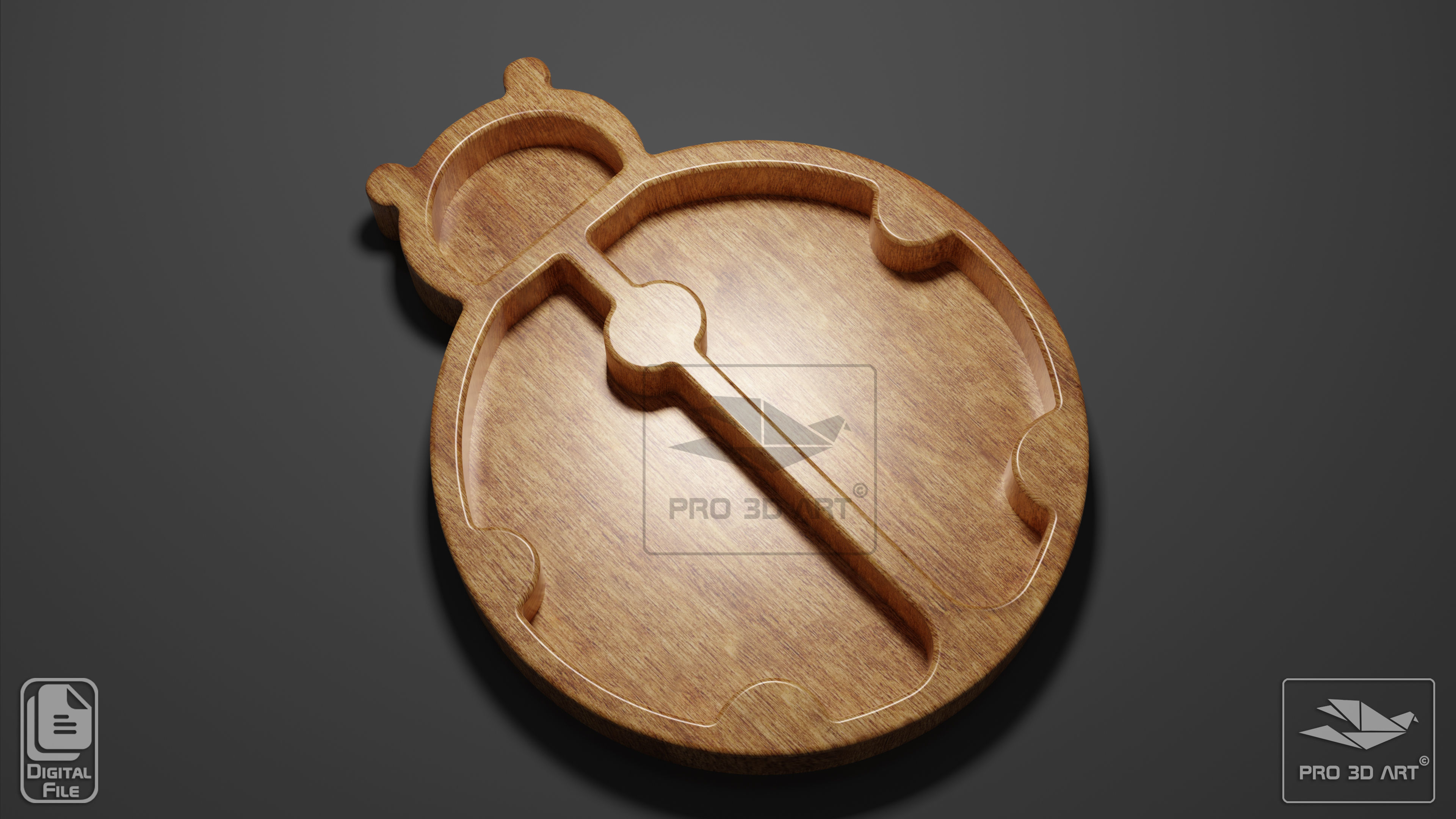 Ladybug Tray - CNC Files for Wood 3D model | CGTrader