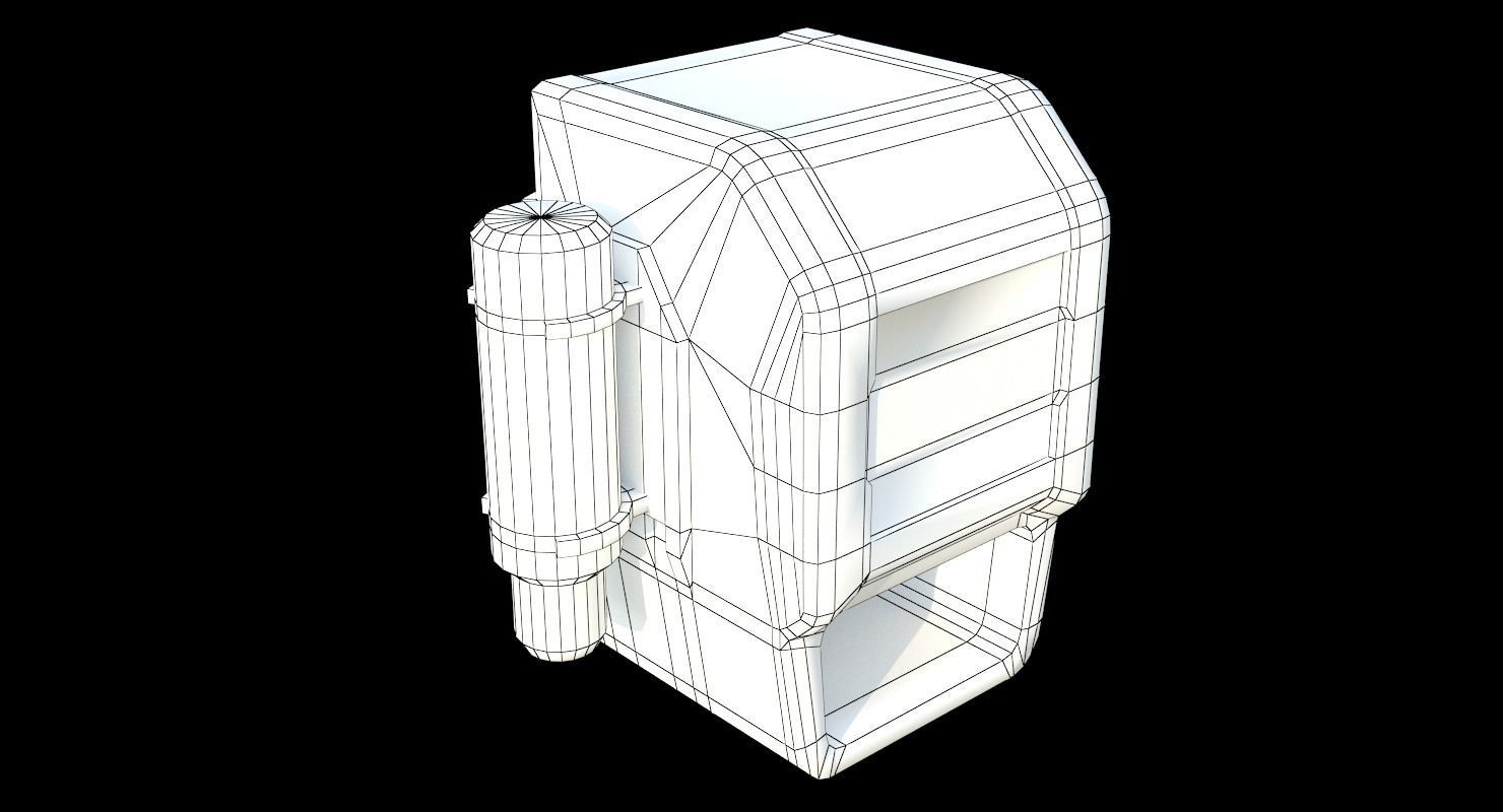 3D model Sci-fi Coffee Machine VR / AR / low-poly | CGTrader