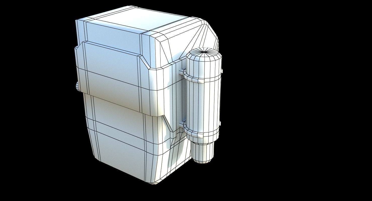 3D model Sci-fi Coffee Machine VR / AR / low-poly | CGTrader