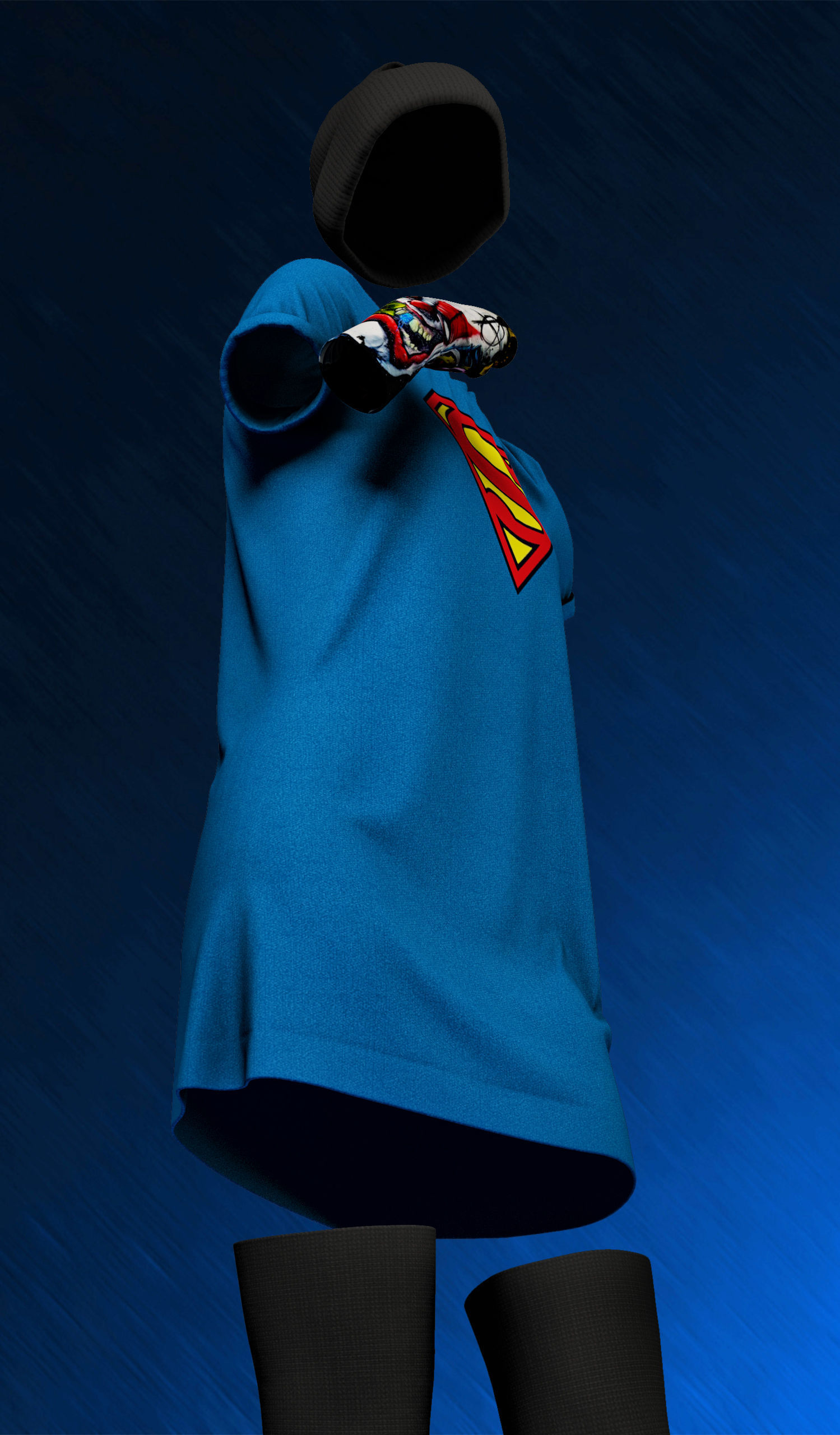 Supergirl 3D model | CGTrader