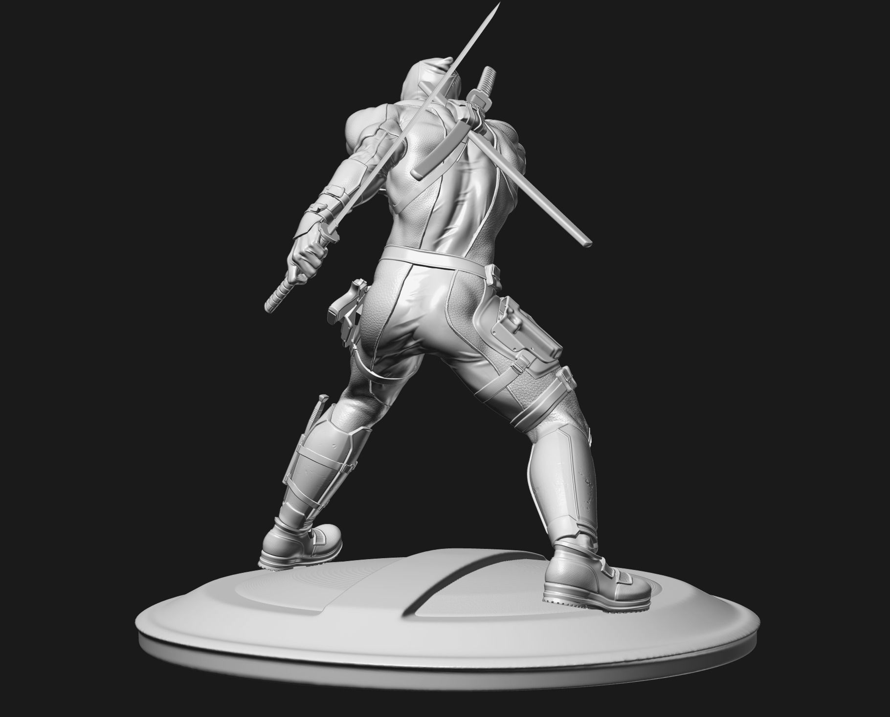 Deadpool 3D model 3D printable | CGTrader