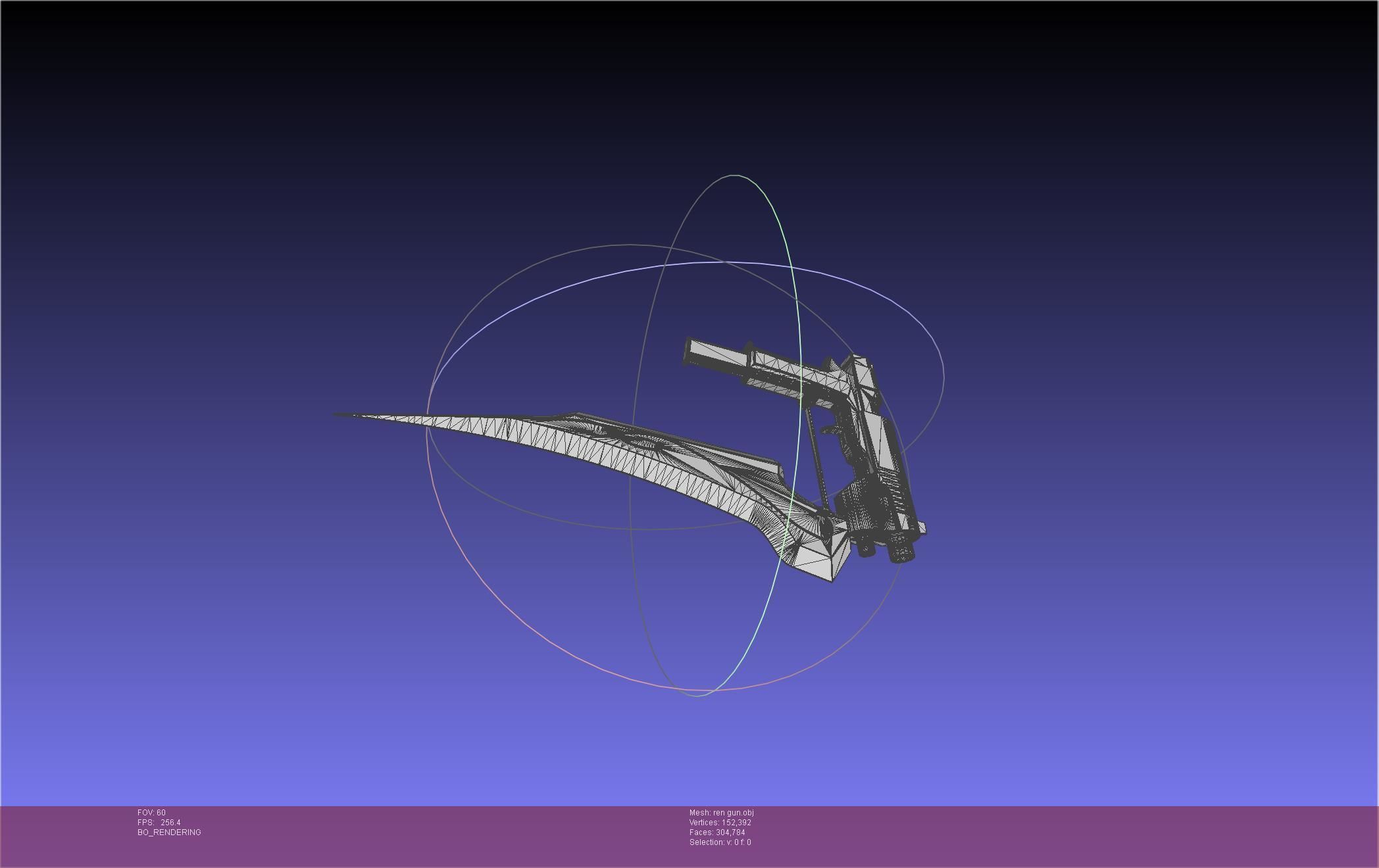 RWBY Ren Gun Basic Model 3D model | CGTrader
