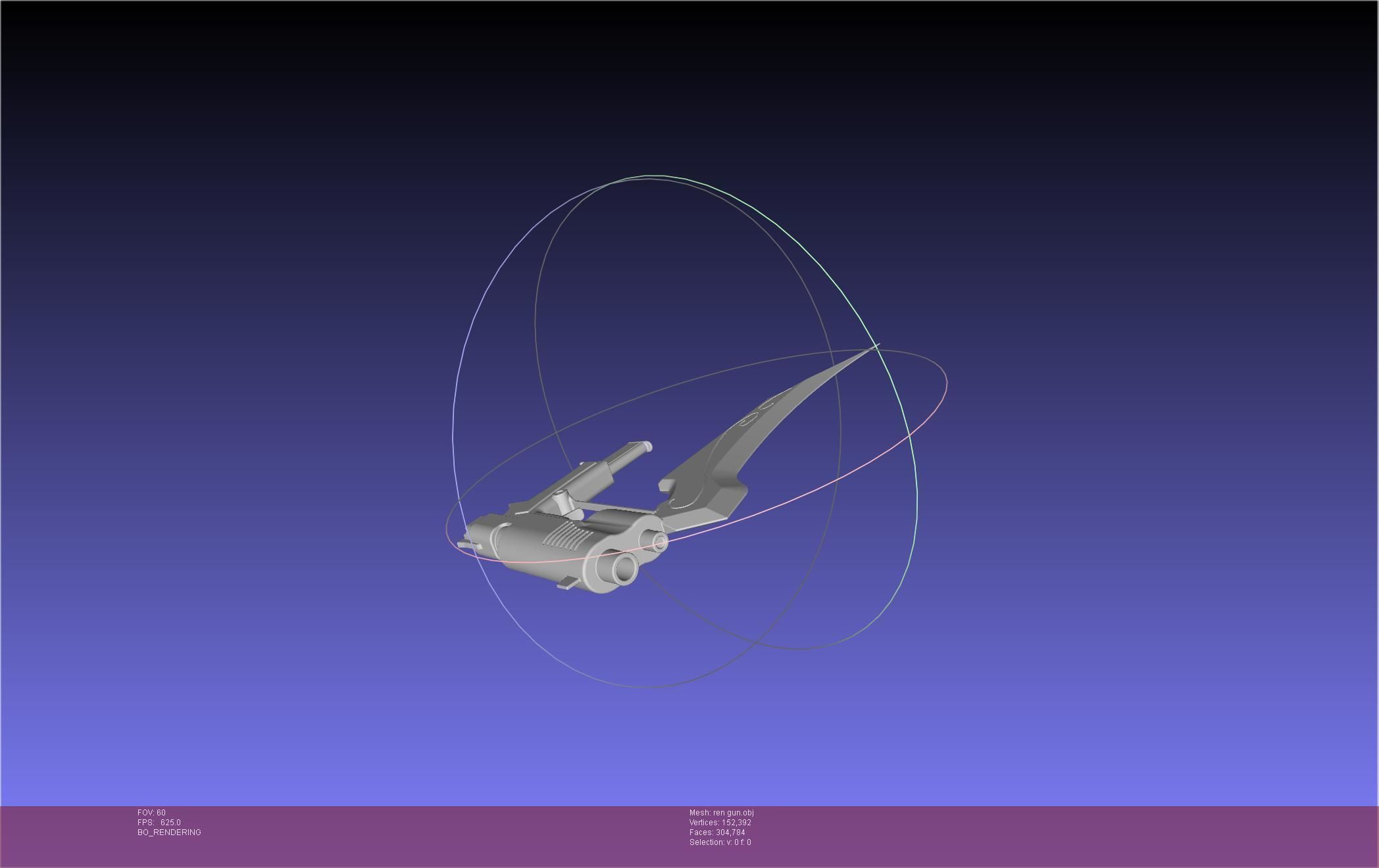 RWBY Ren Gun Basic Model 3D model | CGTrader