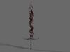 3D model Distorted Bloody Sword VR / AR / low-poly | CGTrader