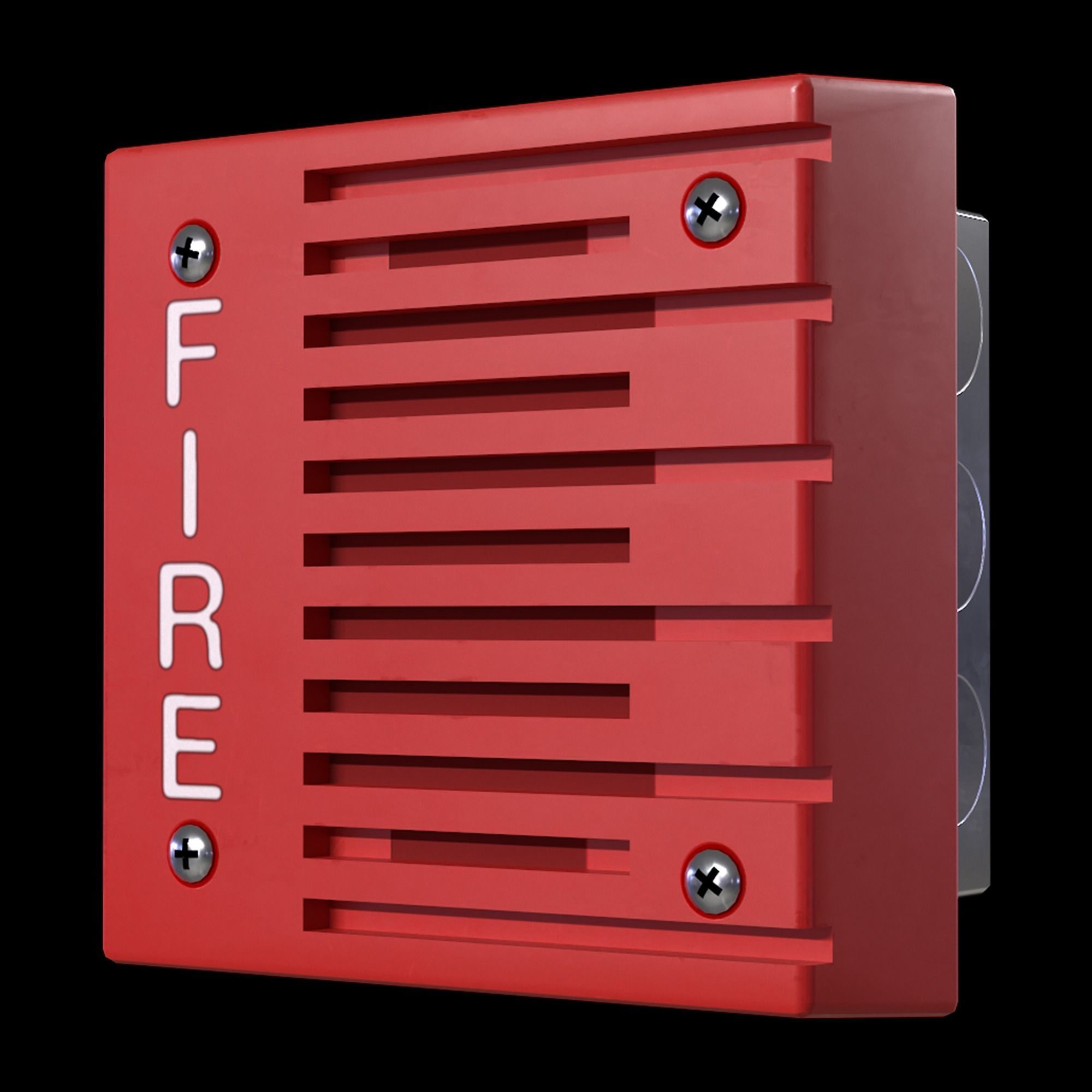 3D model Fire Alarm VR / AR / low-poly | CGTrader