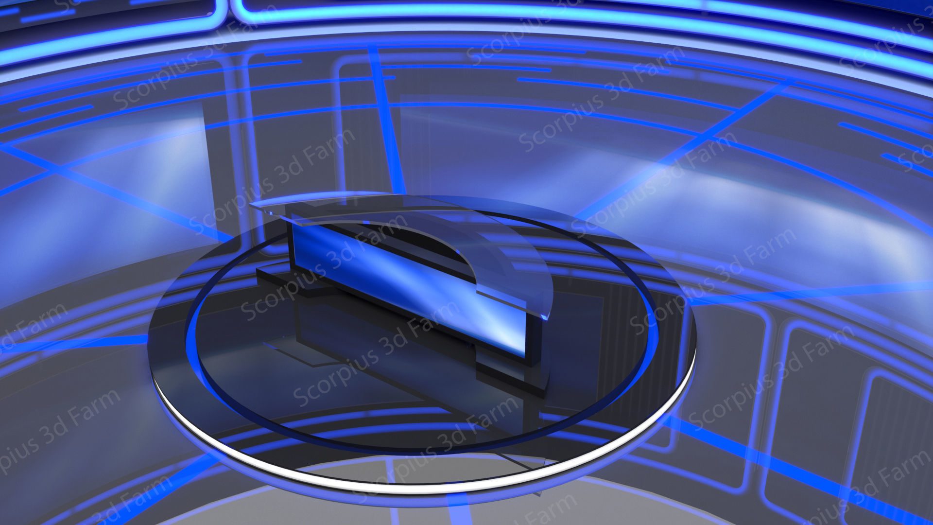 Virtual studio 3D model | CGTrader