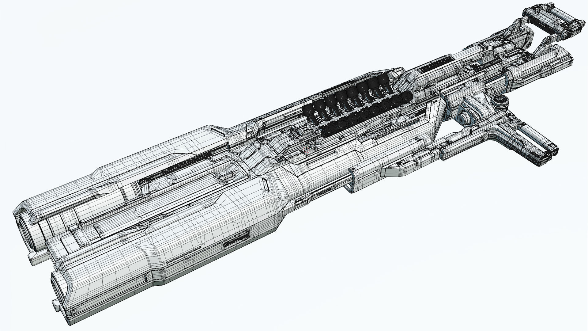 Sci-Fi Heavy Weapon 3D model | CGTrader