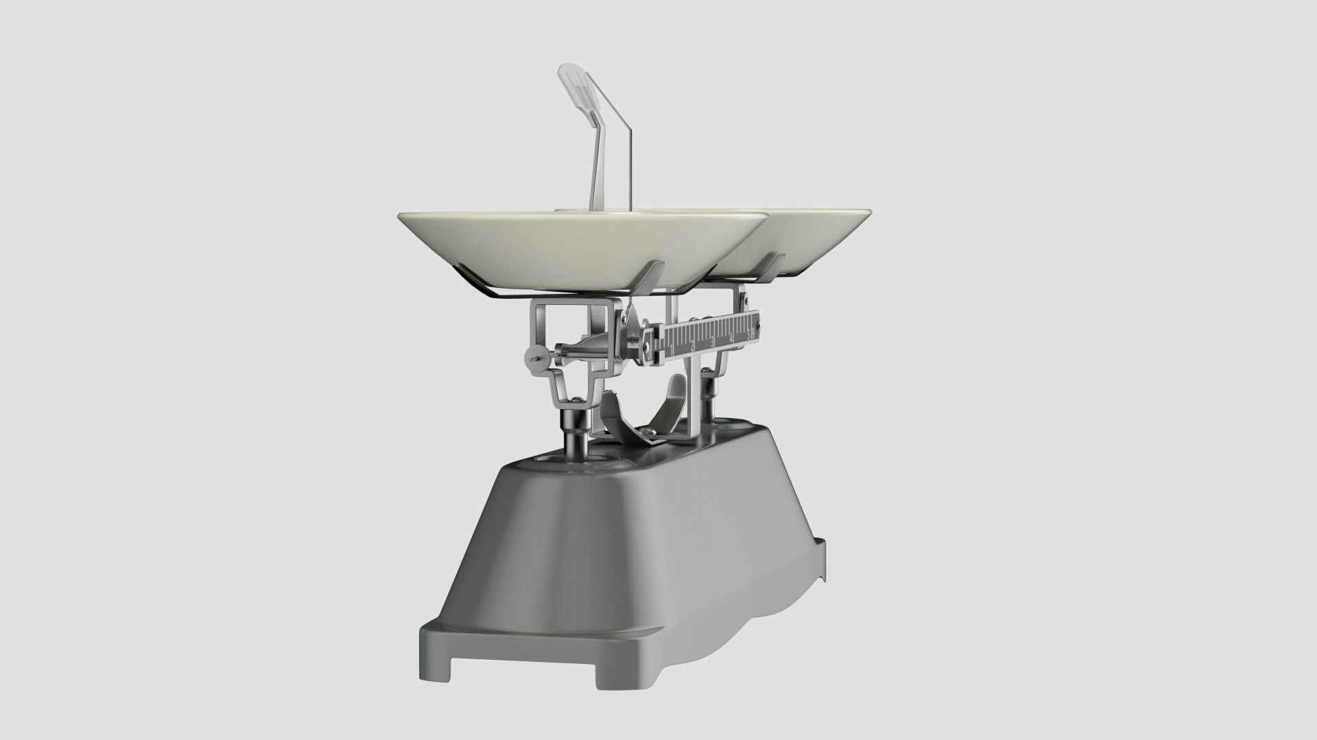 Lab Mechanical Balance Scale 3D model | CGTrader