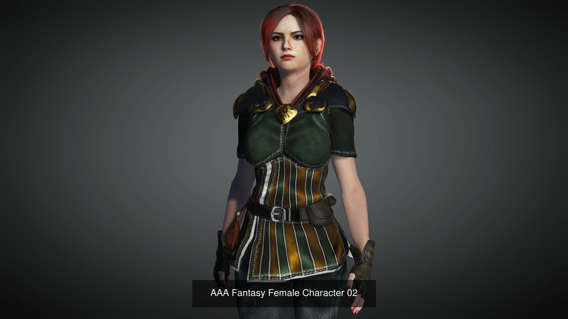 AAA Fantasy Female Character Pack 1 3D Model Collection | CGTrader