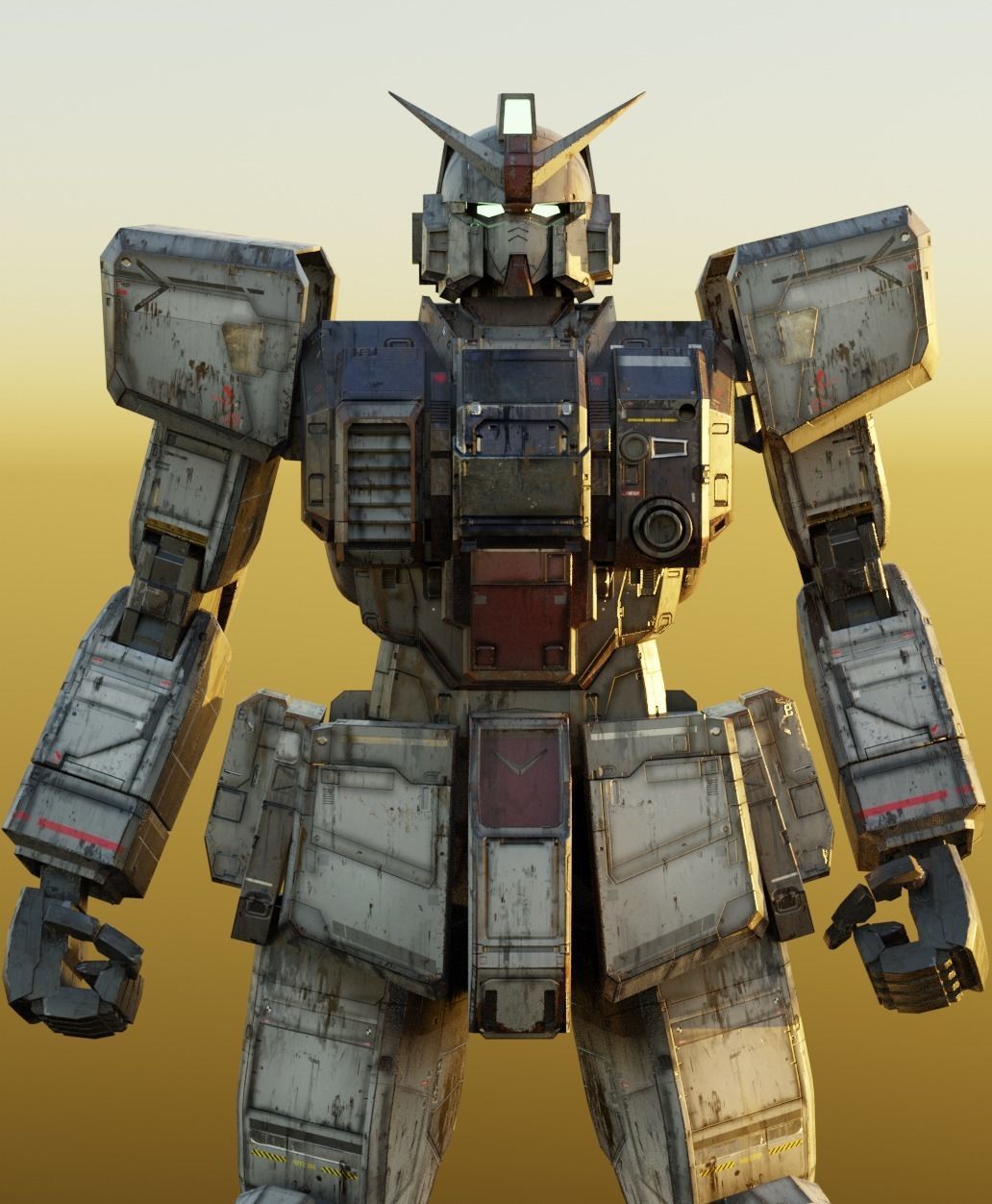 3D model 100 mech kitbash for mech-robot VR / AR / low-poly | CGTrader