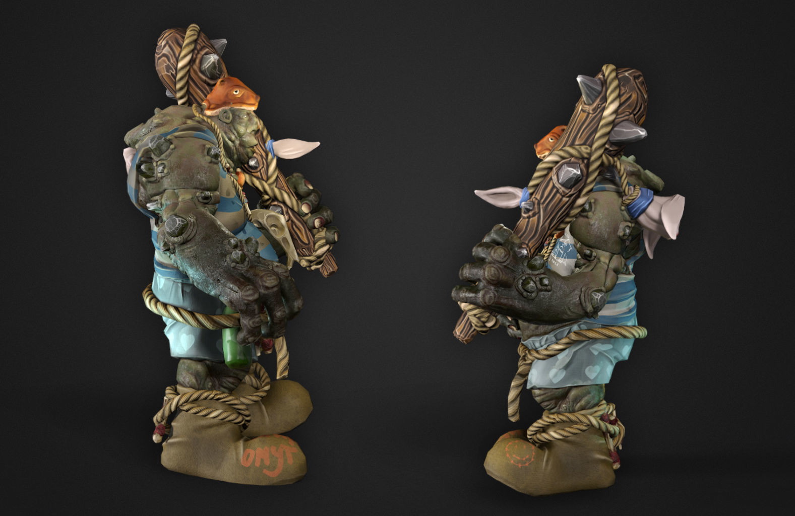 3D model Troll 3D Stylized Game-ready Model VR / AR / low-poly | CGTrader