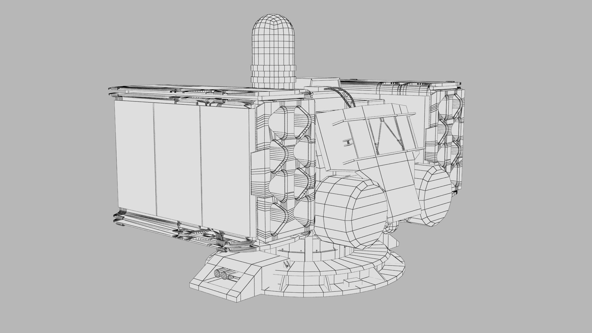 3D model Sci-fi Turret Rocket Launcher VR / AR / low-poly | CGTrader