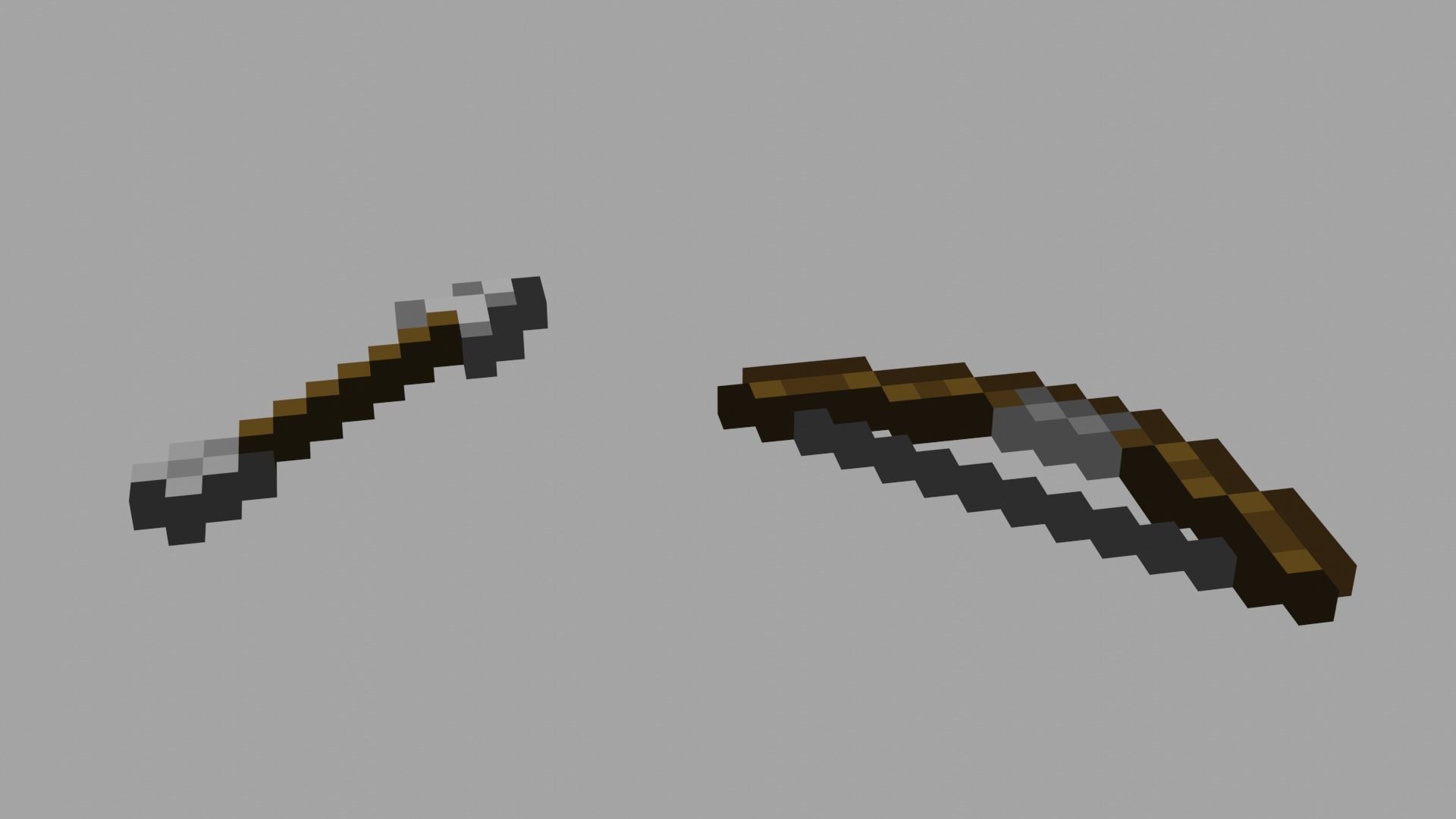 Minecraft Bow and Arrow free VR / AR / low-poly 3D model | CGTrader