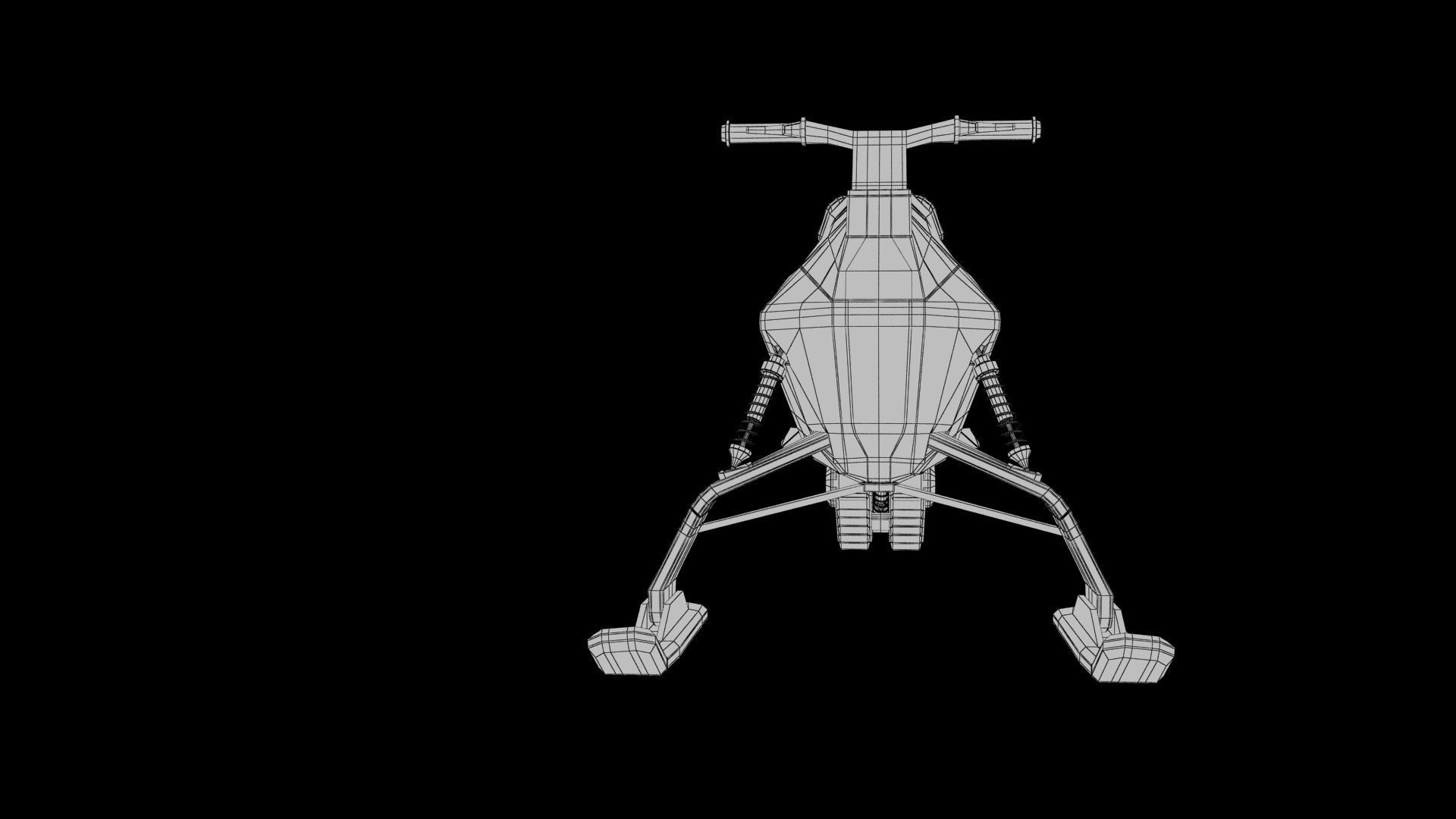 Snowmobile 3D model animated | CGTrader