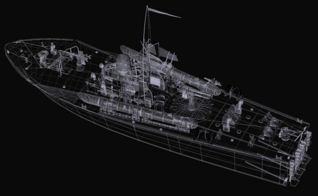 Vosper MTB 3D model | CGTrader