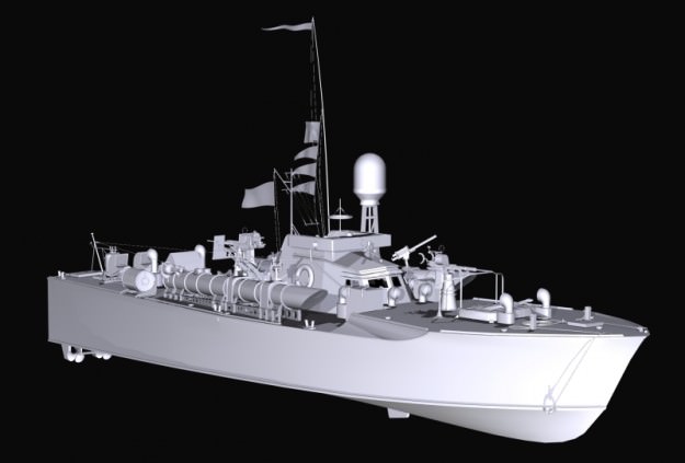 Vosper MTB 3D model | CGTrader