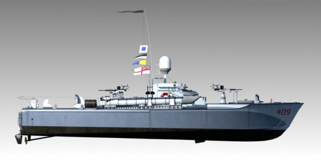 Vosper MTB 3D model | CGTrader