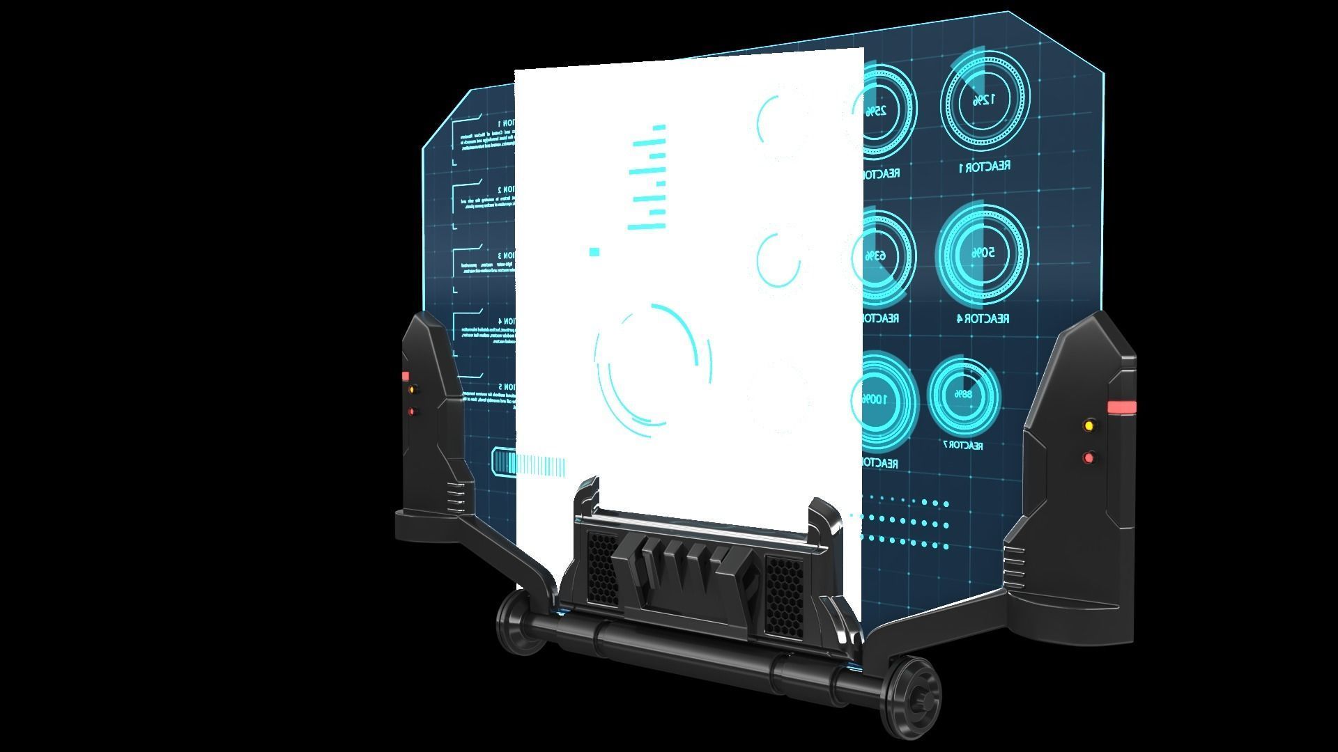 Sci-fi Monitor 7 3D model | CGTrader