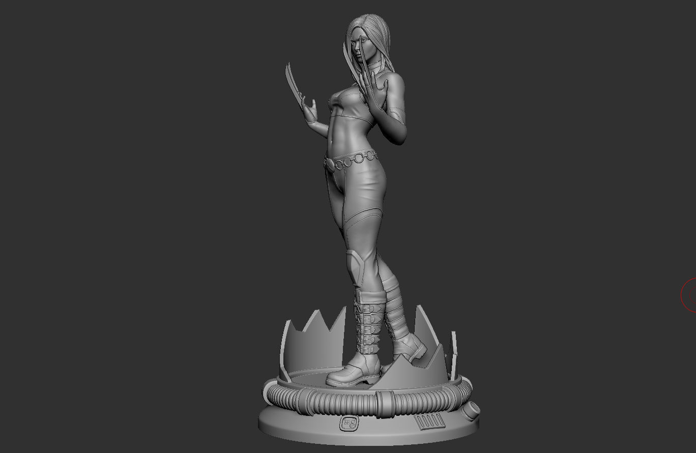 X23 - Statue Figure 3D model 3D printable | CGTrader