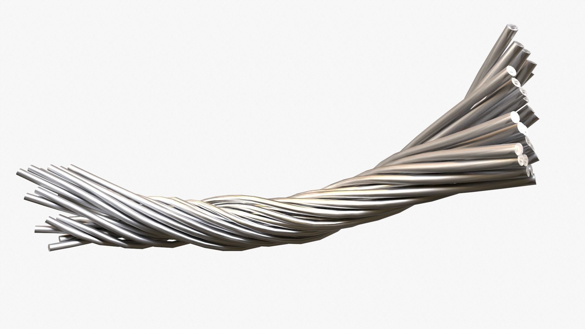 3D model Metal wire cable structure VR / AR / low-poly | CGTrader