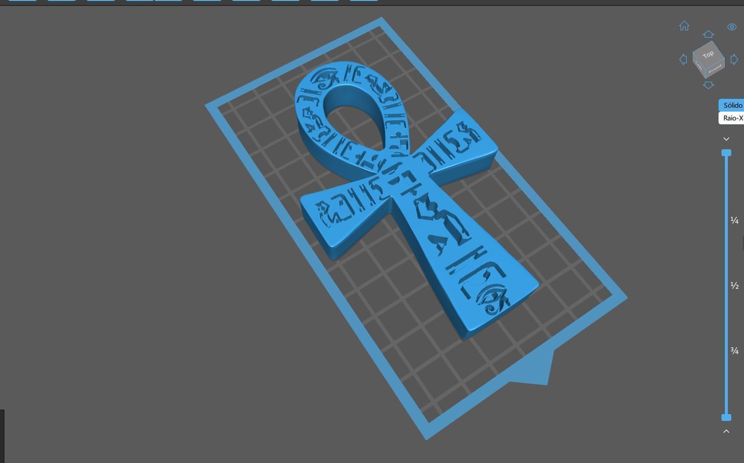 Cross Ankh 3D model 3D printable | CGTrader