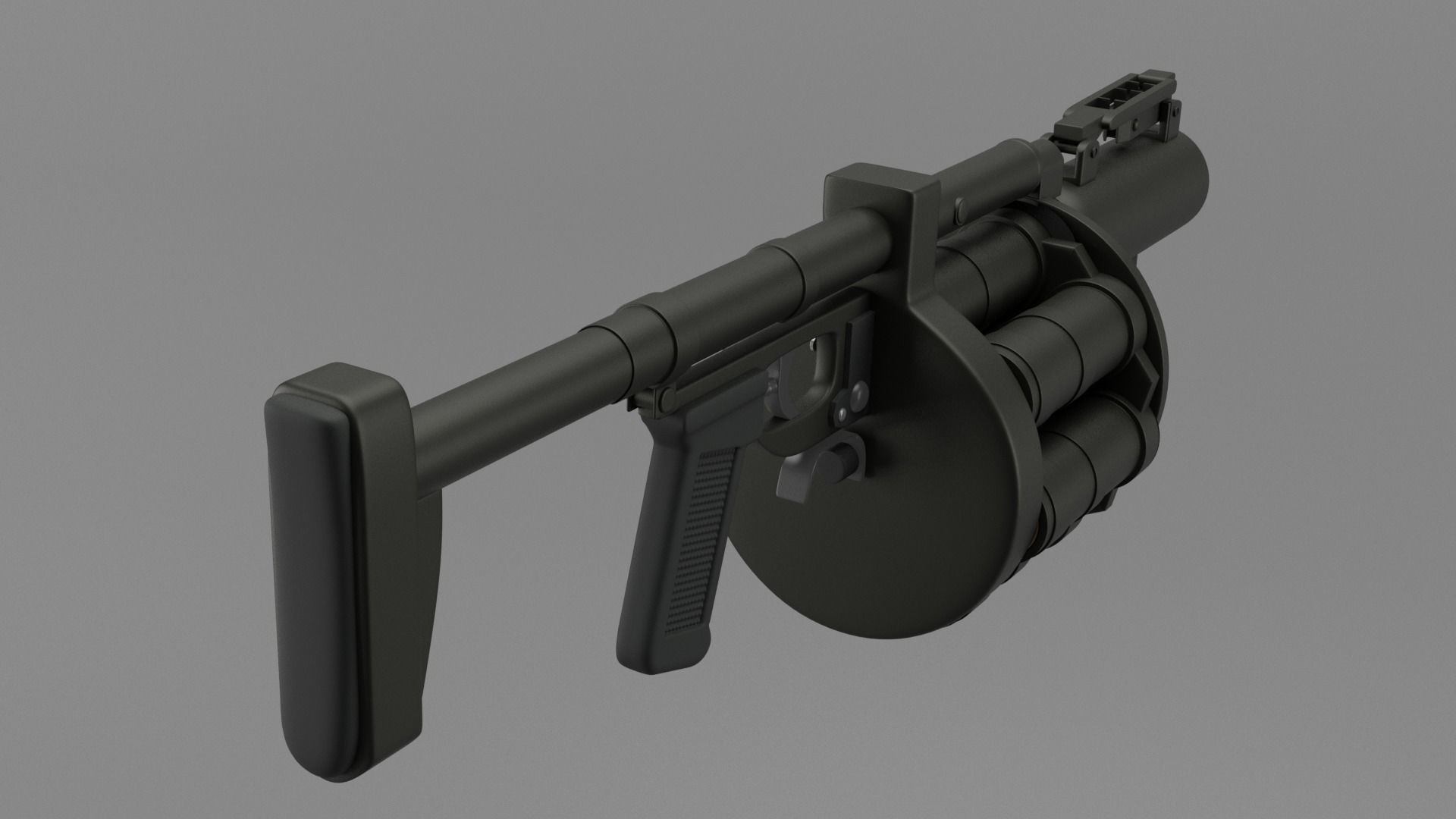Grenade Launcher 3D model | CGTrader