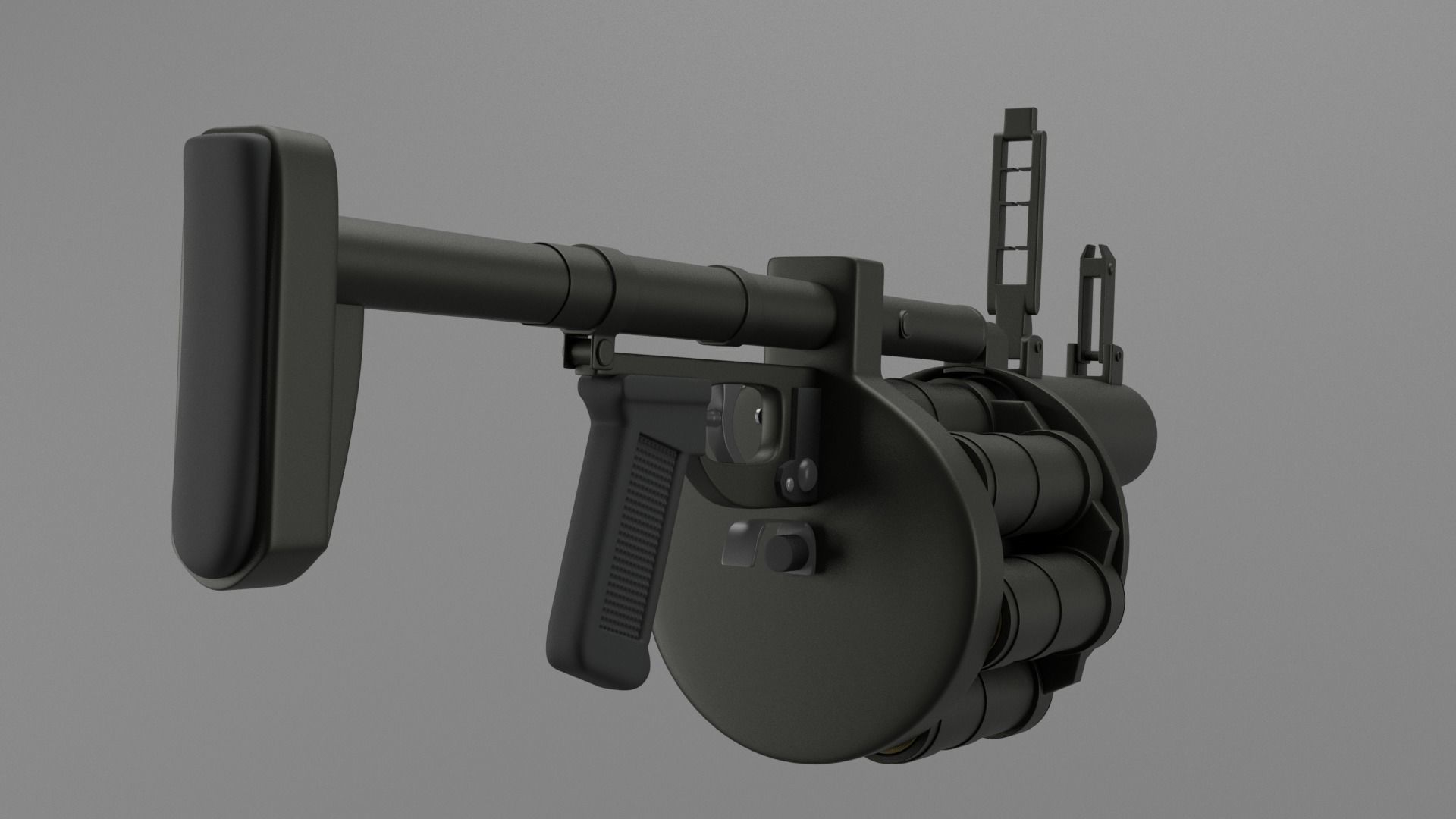 Grenade Launcher 3D model | CGTrader