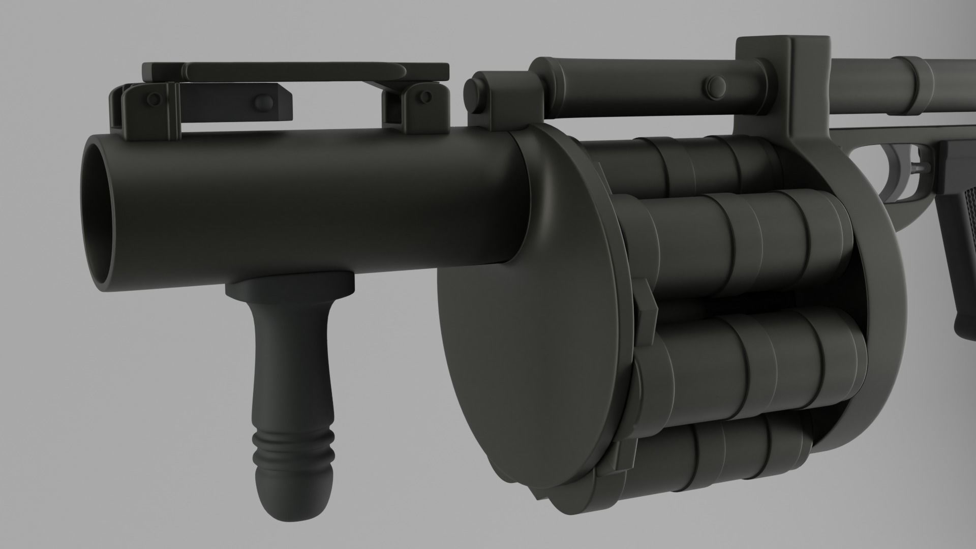 Grenade Launcher 3D model | CGTrader