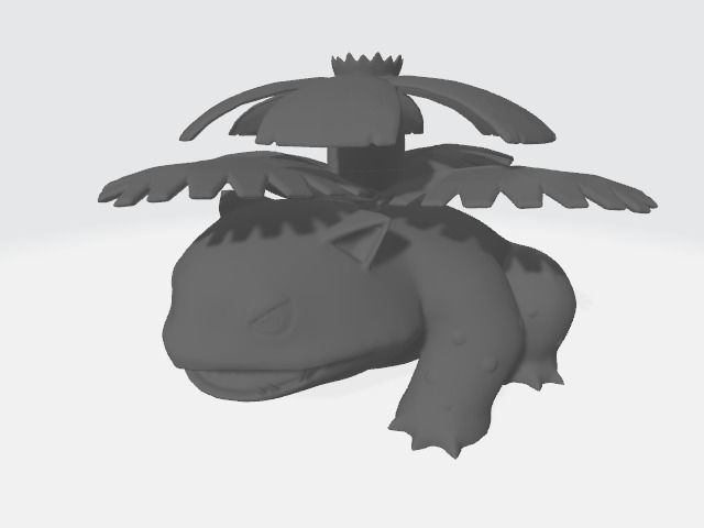Pokemon Venusaur 3D Model for 3D Printing free 3D model 3D printable ...