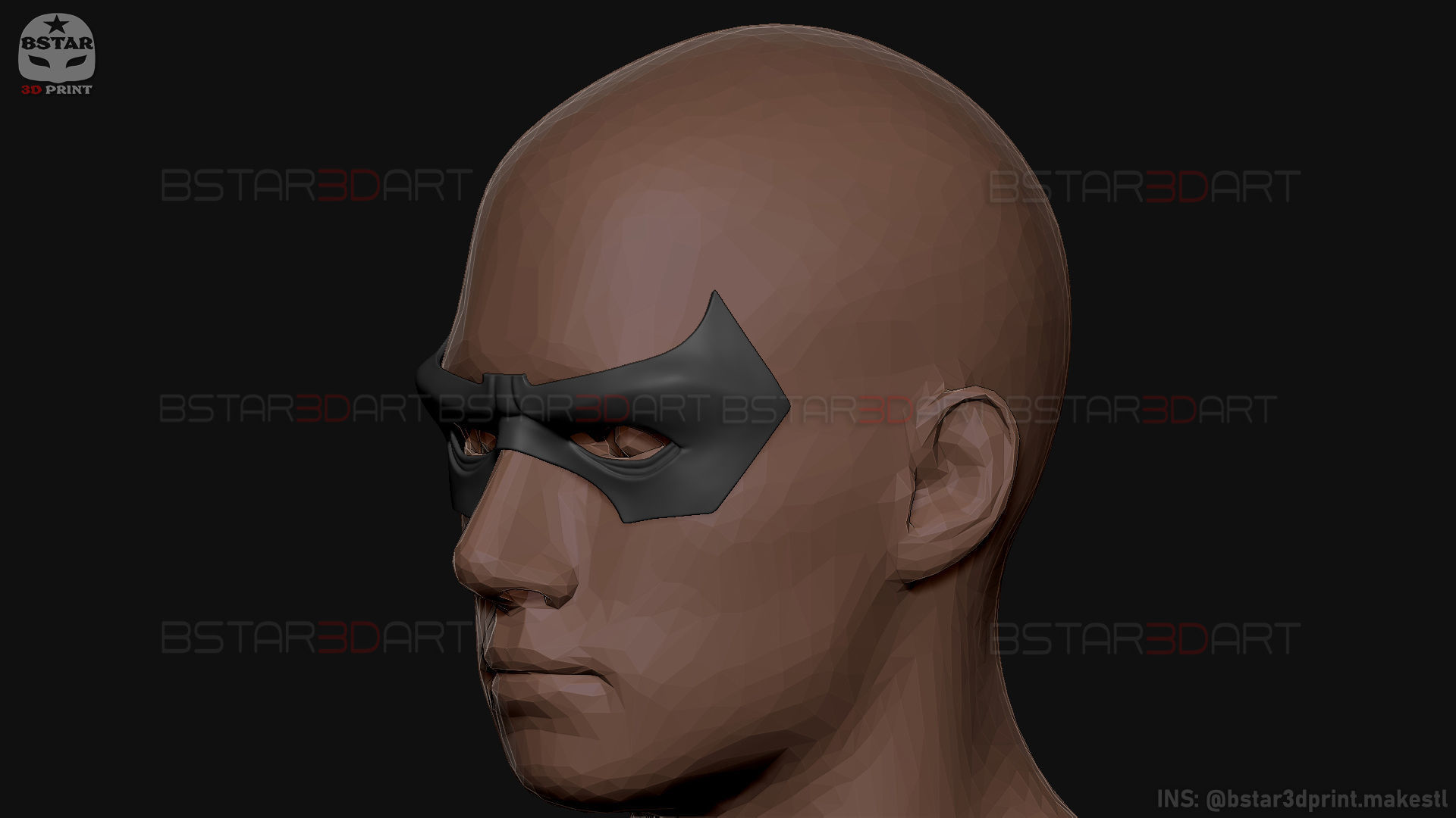 Nightwing Eyes Mask - TITANS season 3 - DC comics Cosplay 3D model 3D ...