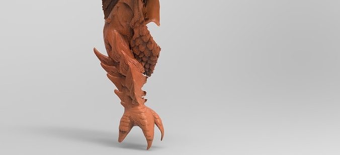 Dragon claw leg 3D model | CGTrader