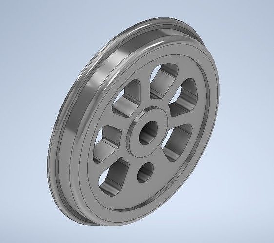 Live Steam Locomotive Kit Model - Fly Wheel Front and Rear 3D model 3D ...