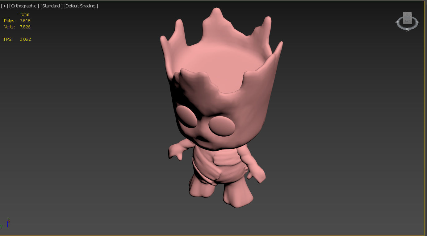 Groot Toy free 3D model | CGTrader