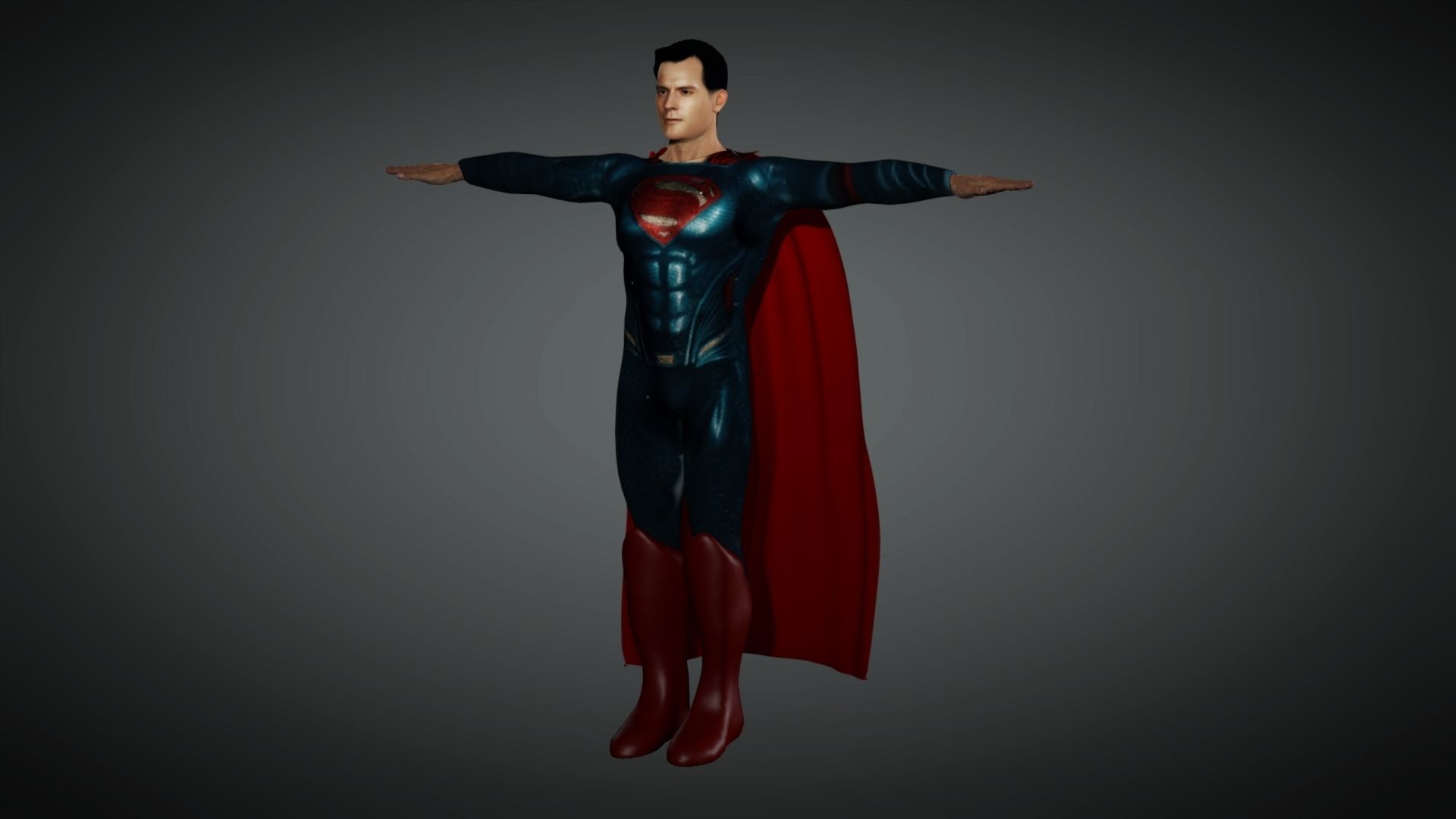 3D model Superman VR / AR / low-poly | CGTrader