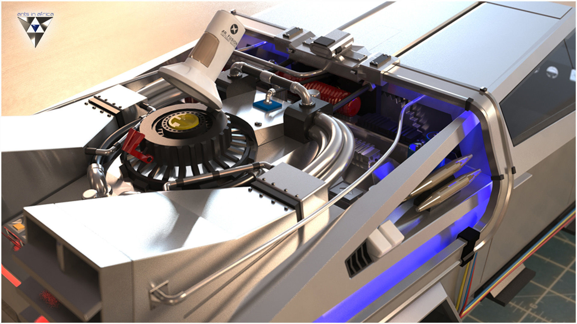 Cybertruck Time Machine 3D model 3D printable | CGTrader