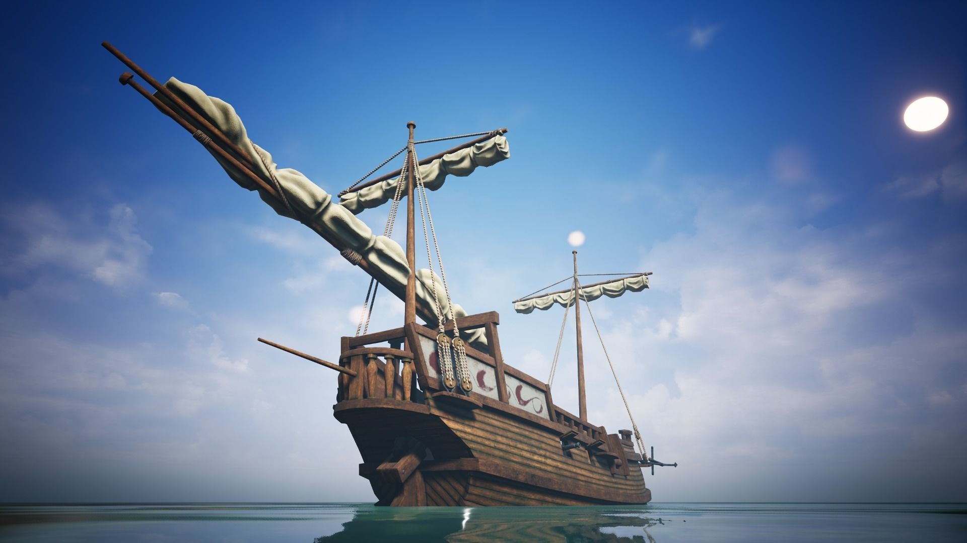 3D model Herring Buss Ship VR / AR / low-poly | CGTrader