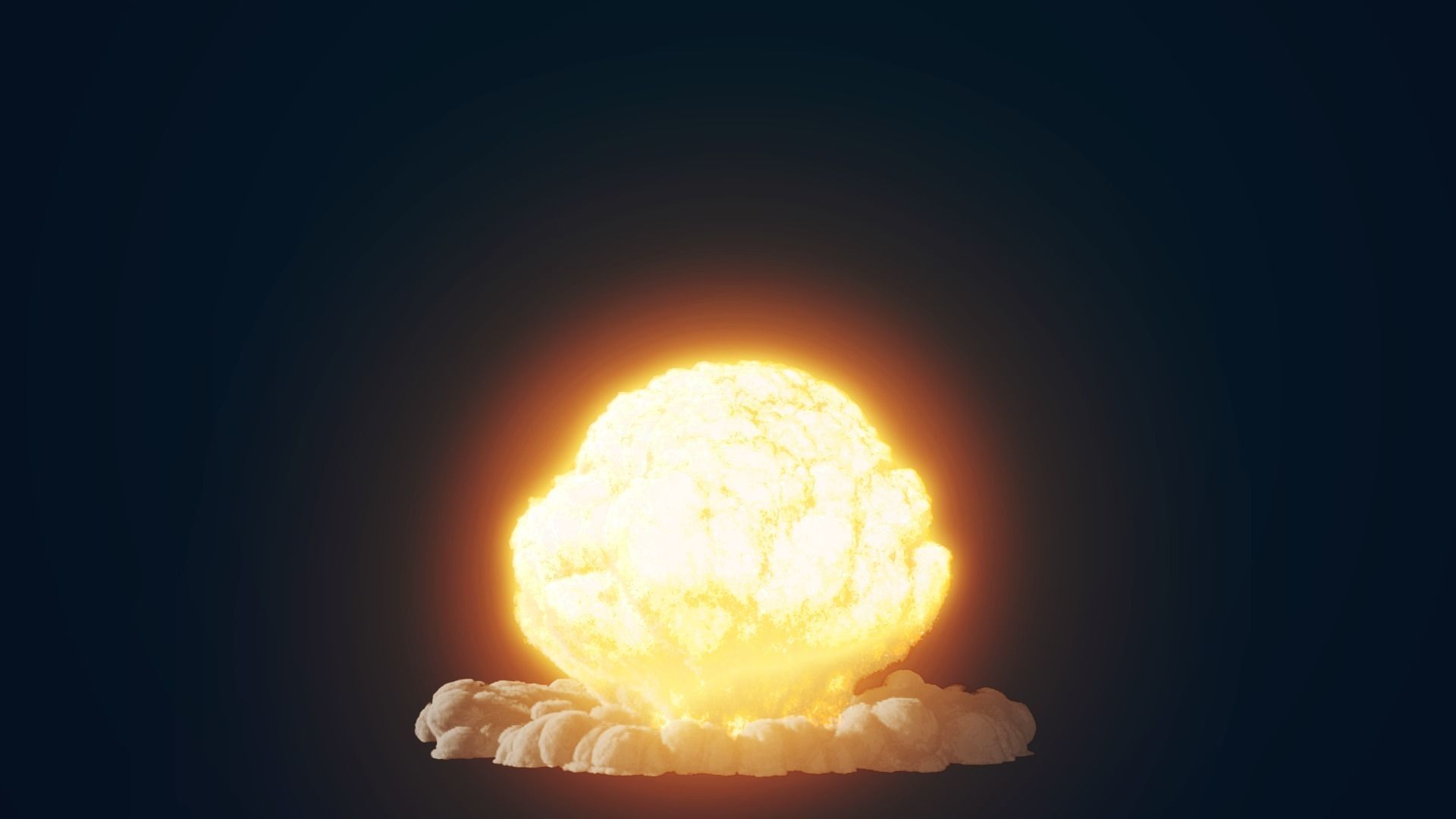 Nuke Explosion 3D model animated | CGTrader