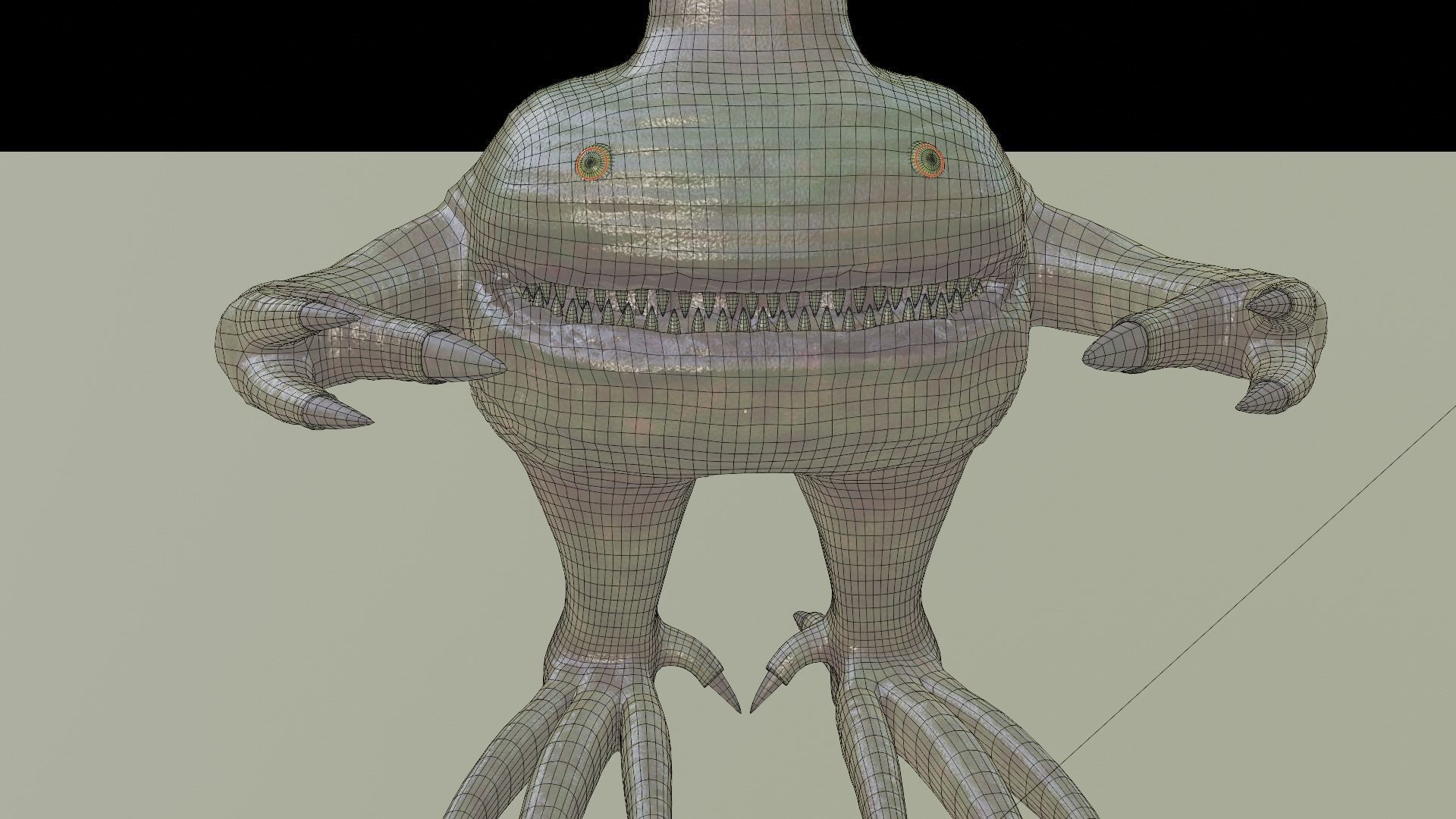 Water Monster free 3D model | CGTrader